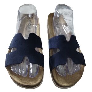 Bio Step | Shoes | Biostep Comfort Womens Navy Slipon Sandals 95 Suede ...